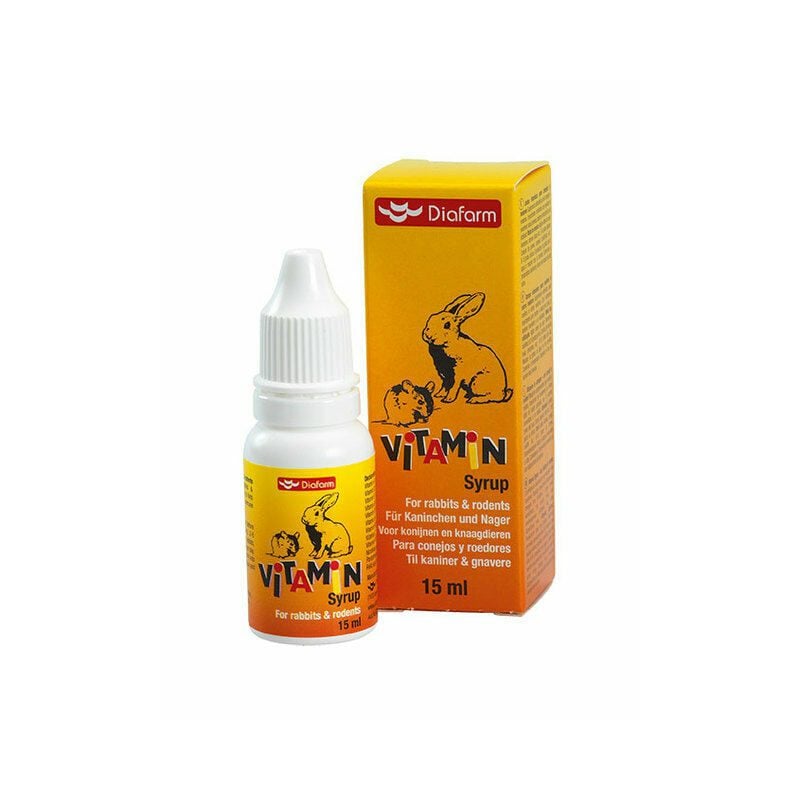 Diafarm Vitamin Syrup trušiem un grauzējiem 15ml | SUNS.lv